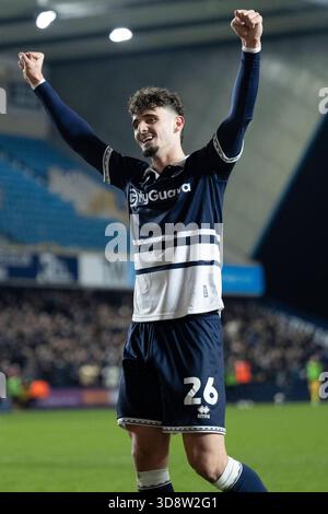 9, Mihailo Ivanovic of Millwall FC celebrates the goal during the Sky ...