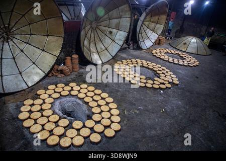 Inside view of a traditional bogra doi factory, where bangladesh's ...