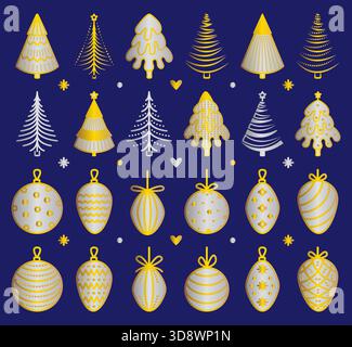 Set of Yellow Circle Geometric Ornaments. Guilloche Gold Rosettes ...