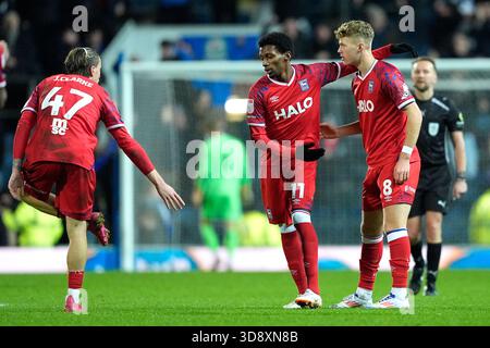 Ipswich Town's Marcelino Nunez and Blackburn Rovers' Sondre Tronstad ...