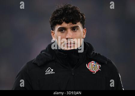 Francesco Folino of U.S. Cremonese is in action during the 16th day of ...