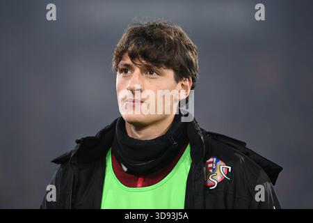 Romano Floriani Mussolini of US Cremonese during SS Lazio vs US ...