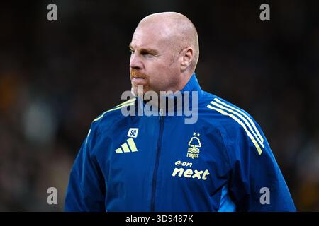 Nottingham Forest manager Sean Dyche during the Premier League match at ...