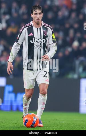 Fabio Miretti of Juventus FC in action during the Serie A football ...