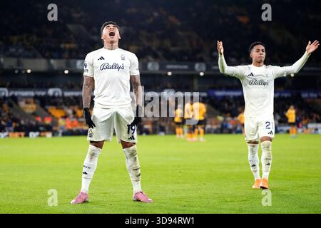 Nottingham Forest's Omari Hutchinson celebrates scoring his sides first ...