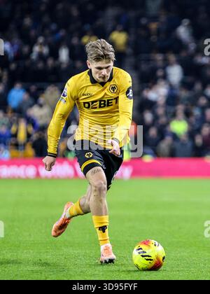 David Moller Wolfe (6 Wolves) on the ball during the Premier League ...