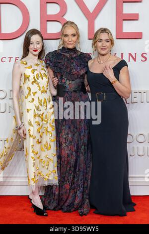(L-R) Andrea Riseborough, Kate Winslet and Toni Collette attend Netflix ...