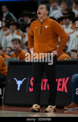 Texas head coach Sean Miller reacts during the first half of an NCAA ...