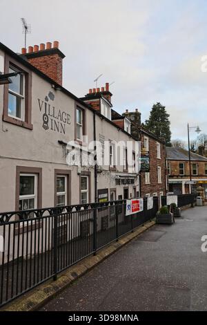 Exterior of The Village Inn pub Dunblane Scotland November 2025 Stock ...