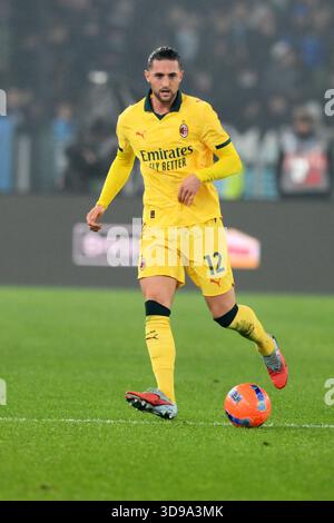 Olimpico Stadium, Rome, Italy - Adrien Rabiot of AC Milan shows his ...