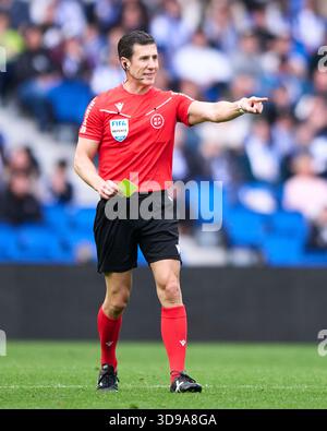 Referee Cesar Soto Grado reacts during the LaLiga EA Sports match ...