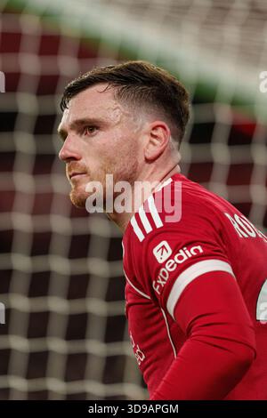 Andrew Robertson of Liverpool is seen during the Premier League match ...