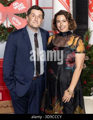 Michael Showalter and Jordana Mollick attend premiere of Amazon MGM ...