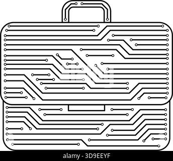 Economy briefcase Stock Vector Image & Art - Alamy