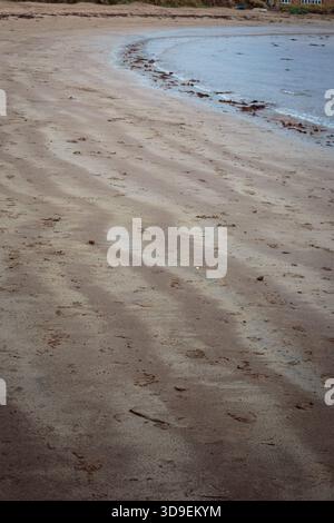 Beach Textures at Beadnell Bay, Northumberland November 2025 Stock ...