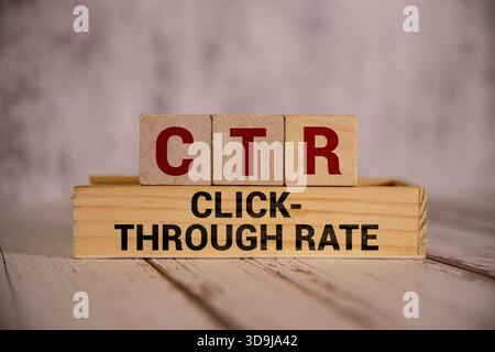 CTR click through rate concept with the business people Stock Photo - Alamy