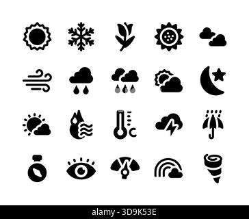 tornado weather glyph icon vector illustration Stock Vector Image & Art ...