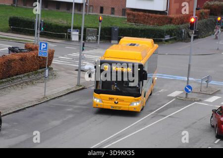 Copenhagen/ DenmarK/06 DECEMBER 2025/chinese yotune bus runs danish ...