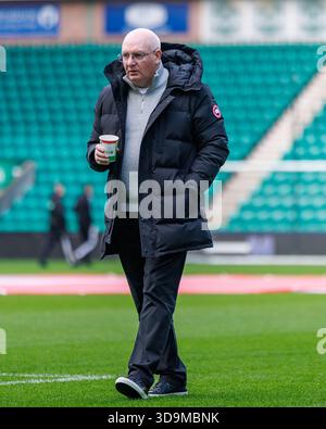Falkirk manager John McGlynn ahead of the William Hill Premiership ...