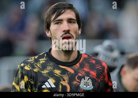 Sandro Tonali of Newcastle United during the Carabao Cup Semi Final ...