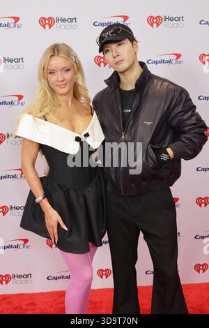 Zara Larsson and Jackson Wang attend iHeartRadio 102.7 KIIS FM's Jingle ...