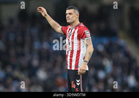 Granit Xhaka of Sunderland during the Sunderland v Manchester City ...