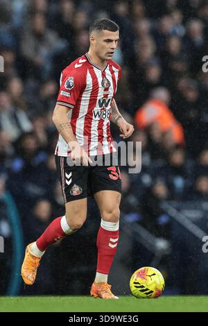 Granit Xhaka of Sunderland during the Sunderland v Manchester City ...