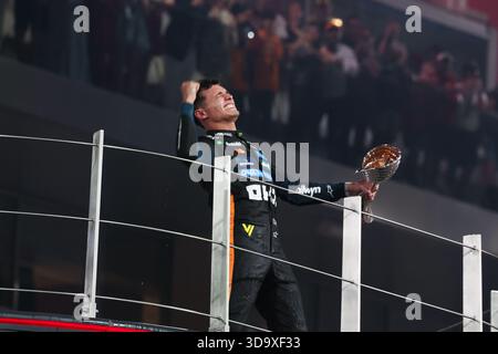 Lando Norris McLaren F1 Team drive his MCL35M single-seater during race ...