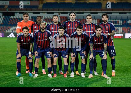 team of Cosenza during the Serie C football match between Cosenza and ...