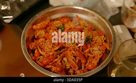 cooking crawfish from northeast China, 4k Stock Photo - Alamy