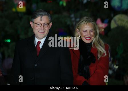 Speaker of the House Mike Johnson, R-La., speaks during a news ...