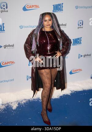 Moliy attends the Capital's Jingle Bell Ball at The O2 Arena on ...