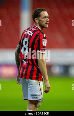8, Charlie Lakin of Walsall FC in attacking action during the Sky Bet ...