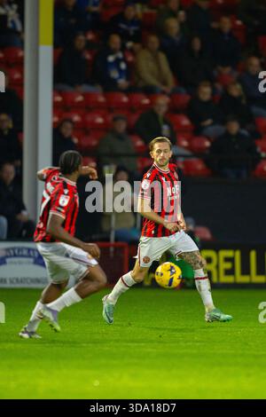 8, Charlie Lakin of Walsall FC in attacking action during the Sky Bet ...