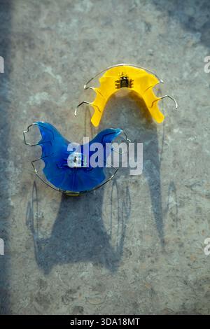 Dental plates for bite correction and dental treatment. Removable ...