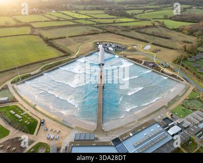 The Wave. An inland surf lake in Bristol, UK Stock Photo - Alamy