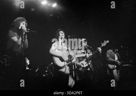 Iain Matthews, The Bottom Line, New York, July 1974. L/R Leslie West ...