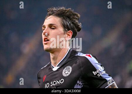 Udinese's Nicolo Zaniolo portrait during Udinese Calcio vs SS Lazio ...