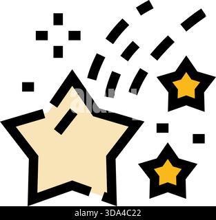 shooting star good luck sign vector image Stock Vector Image & Art - Alamy