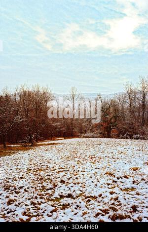 Lightly snow-covered mountains in autumn on the Flüela Pass, Engadine ...