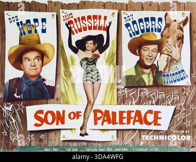 SON OF PALEFACE 1952 Paramount Pictures film with Roy Rogers at left ...