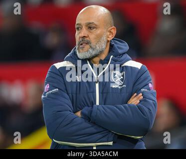 Nuno Espirito Santo manager of West Ham United during the Premier ...