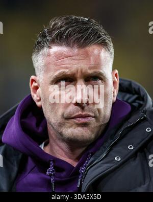 Wolverhampton Wanderers' head coach Rob Edwards applauds to supporters ...