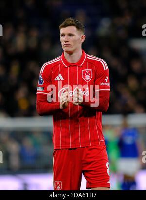 Elliot Anderson of Nottingham Forest during the Premier League match ...