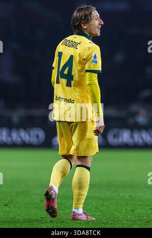 Luka Modric of AC Milan reacts during the Serie A 2025/2026 football ...