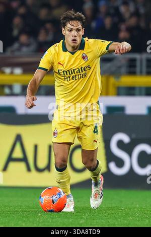 Samuel Ricci of AC Milan seen in action during Serie A 2025/26 football ...