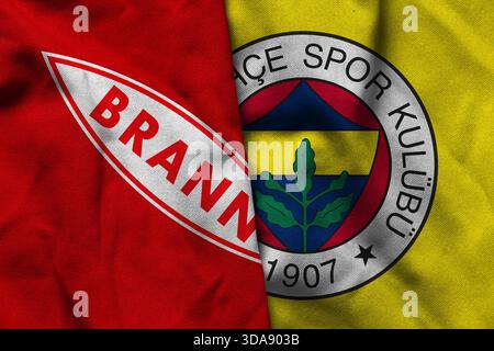 Pringsewu, Lampung; December 10, 2025; Midtjyland football club logo ...