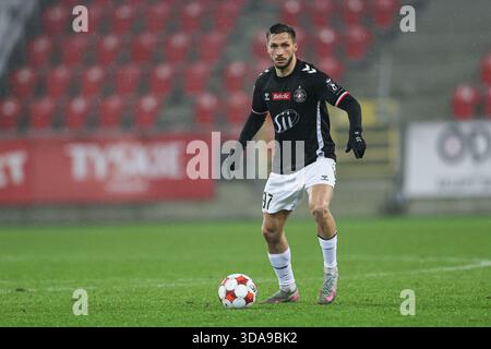 Patryk Janasik of Polonia Warszawa seen in action during BETCLIC 1 ...