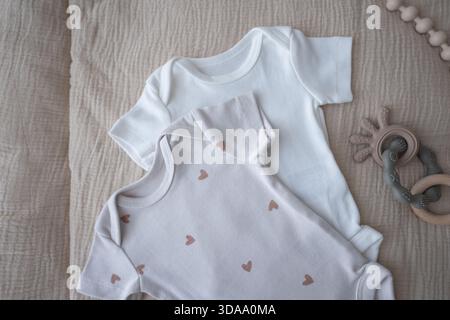 baby clothes on a background Stock Photo - Alamy