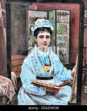 Jopling Louise - Self Portrait Stock Photo - Alamy